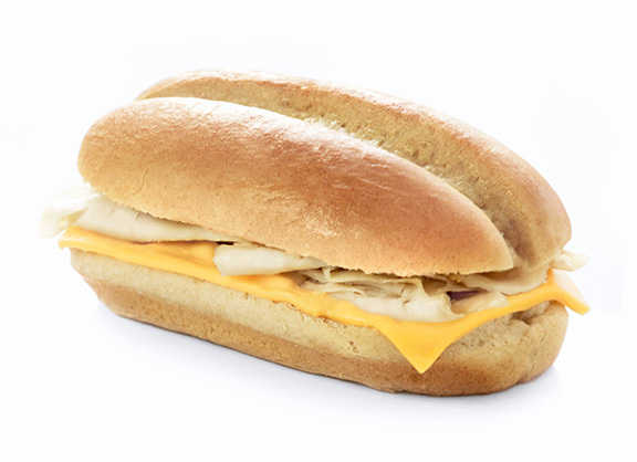 Sandwich, Hoagie, WG, Turkey Breast & Cheese, IW (#6648)
