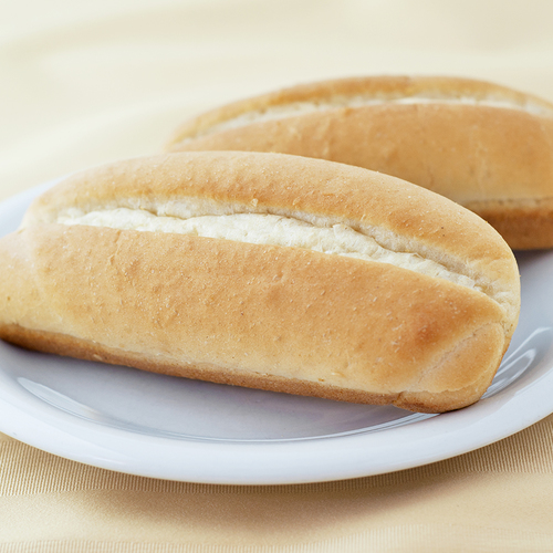 Hoagie Rolls, WG, Split Top, Hinge Sliced, 5.5" (#4062)