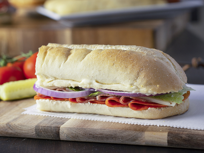 INACTIVE - Hoagie, Hearth Baked, Split Top, Unsliced, 15" (#4107)