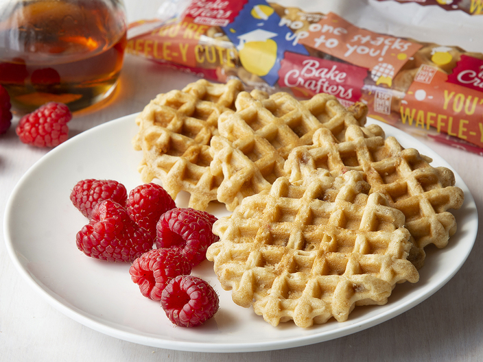 Waffles, WG, Wholesome Choice, Maple Chip Mini, 3", 4 Pack (#1589)