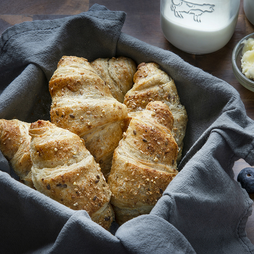 Croissant, Multigrain, Mini, Straight, Freezer-to-Oven (#7219)