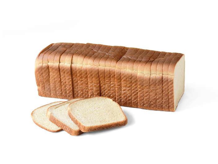 Pullman Bread, Whole Grain White, 1/2 in. Sliced Loaf (#3357)