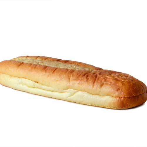 INACTIVE - Hoagie Roll, Thin, Split Top, Hinge Sliced, 12" (#4112)