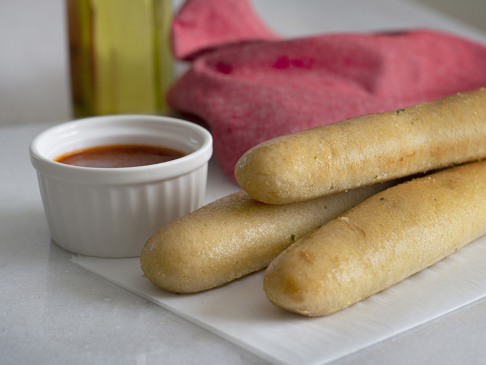 Bread Sticks, WG, RS, Garlic, Heat & Serve, 7" (#1637)