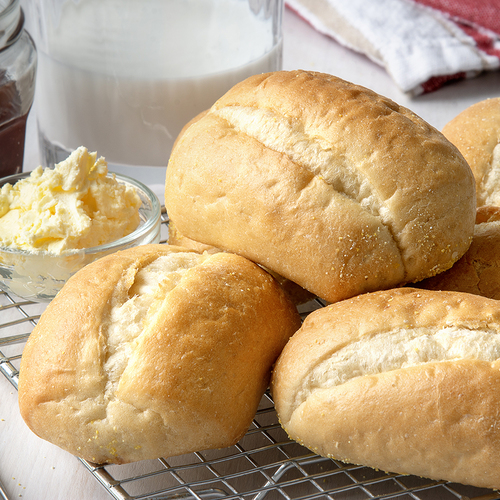 Dinner Rolls, WG, Split Top, Bulk (#4061)